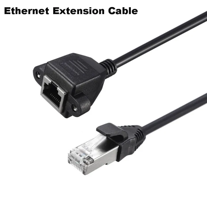 SERVICEABLE 30cm Practical Screw Panel Mount Professional Connector LAN ...