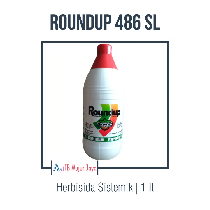 Herbisida Obat Pembasmi Rumput Sistemik Roundup 486 SL 1 Liter | Lazada ...