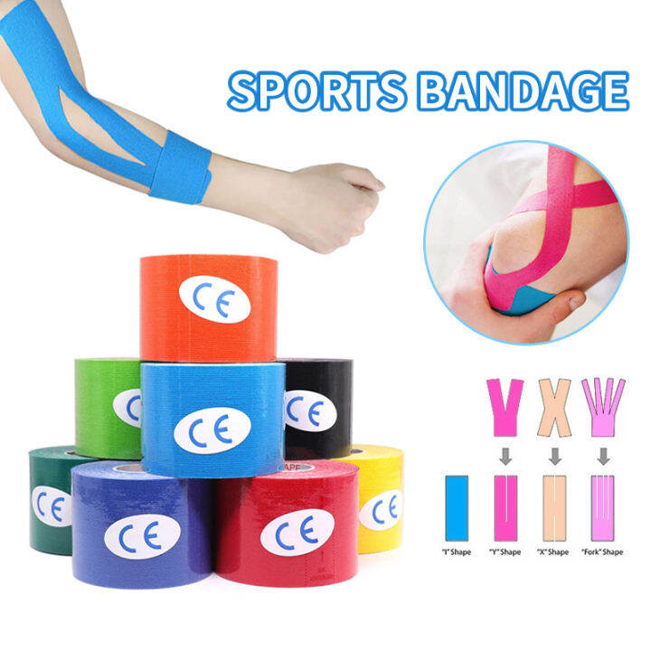 Kinesiology Tape Sport Self Adhesive Elastic Bandage First Aid Tape ...