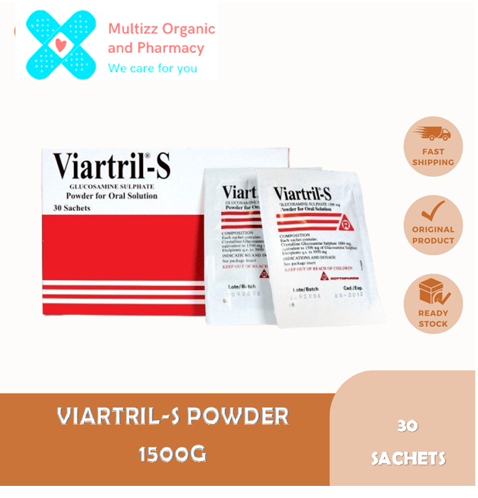 VIARTRIL-S POWDER 1500MG 30'S | Lazada