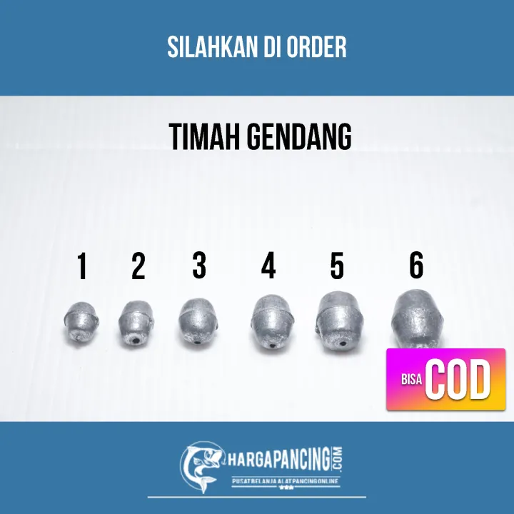 Timah Pancing Model Gendang | Lazada Indonesia