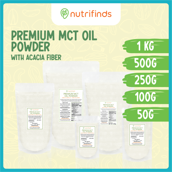 Nutrifinds® Premium MCT Oil Powder with Acacia Fiber - Keto Creamer ...