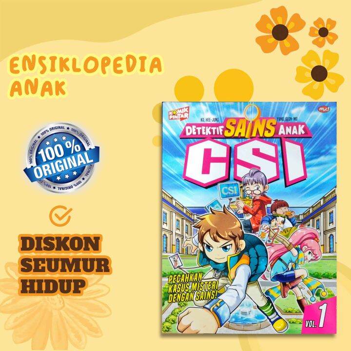 KOMIK PINTAR DETEKTIF SAINS ANAK CSI: PECAHKAN KASUS MISTERI DENGAN ...