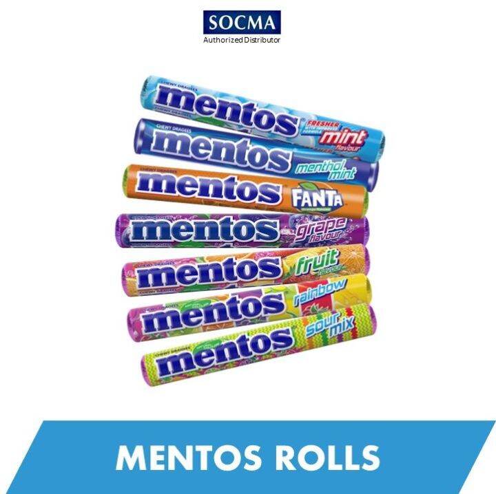 Mentos Roll Assorted 37g [1] | Lazada