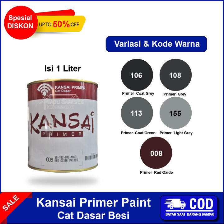 Cat Dasar Primer Besi Anti Karat Kansai Paint Cat Anti Karat Dan Anti ...