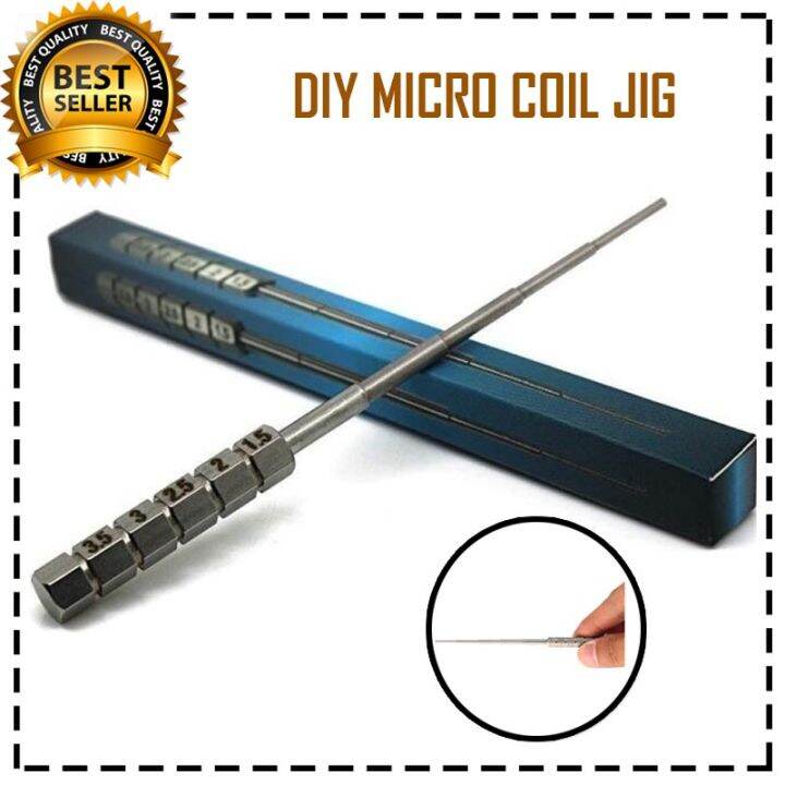 Micro Coil Jig Tool Alat Gulung Coil Vape 5 Ukuran Penggulung Kawat Koil Rokok Elektrik / Vape ...