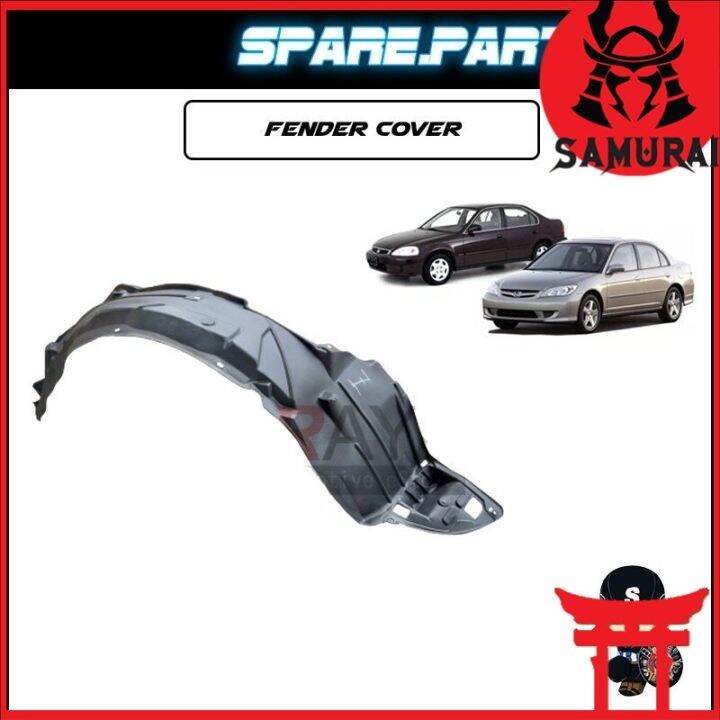 Honda Civic 1.7 ES S5A Seventh Gen (2000 2005) Front Fender Protector ...