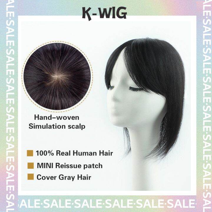 K WIG 100% Real Human Hair Wigs for Women Natural Lifelike Increase ...