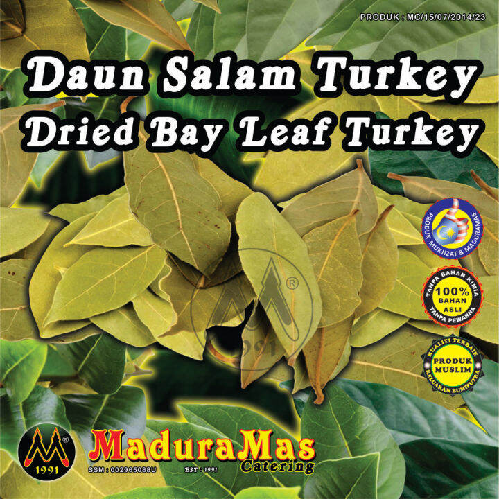 Daun Salam Kering - Bay Leaves Dried (100% Pure) Stok Terbaru (Ready Stock) | Lazada