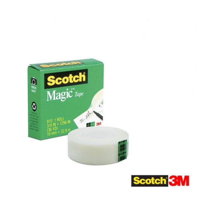 3M Scotch 810 Invisible Matte Adhesive Magic Tape (19mm x 32.9m) | Lazada