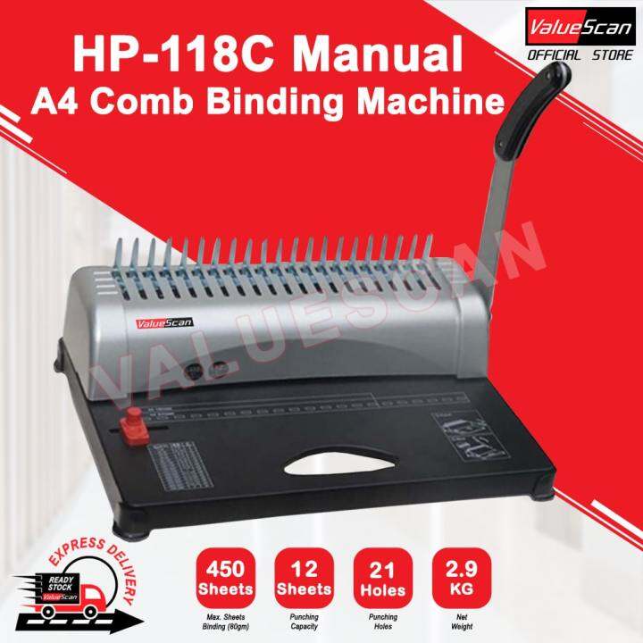 ValueScan HP-118 Binding Machine | Lazada