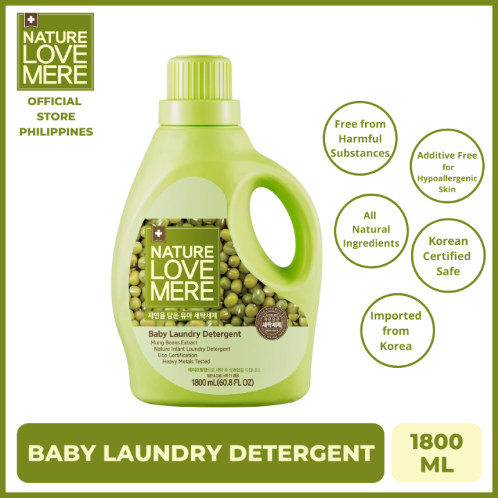 Nature Love Mere Baby Laundry Detergent Bottle Mung Bean Scent | Lazada PH