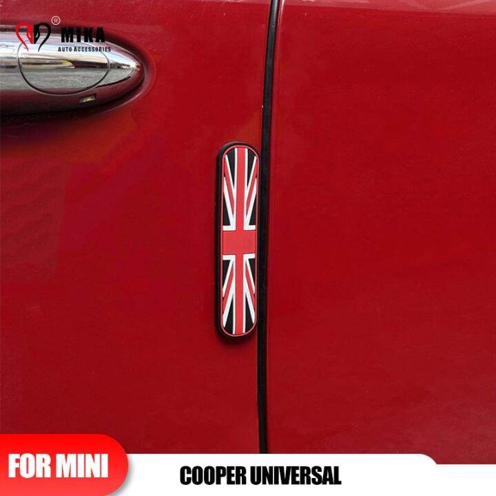 2PCS For Car Door Side Stickers Silicone Bumper For Mini Cooper ...
