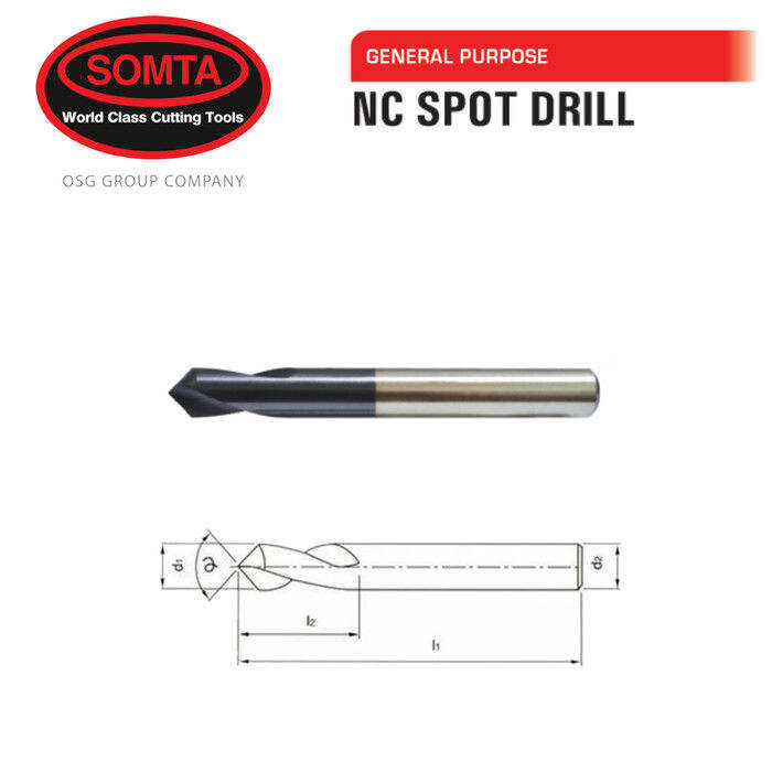 NC Drill 4 90° SOMTA HSS Mata Bor 4mm Spot Matabor Besi 4 mm | Lazada Indonesia