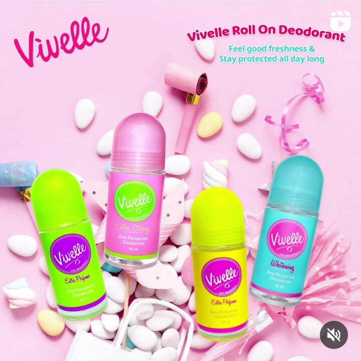 Vivelle Deodorant Roll On 50 ML | Lazada Indonesia