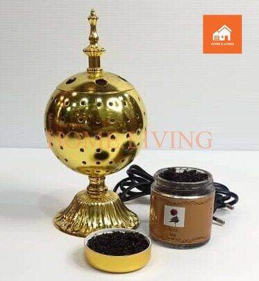 Electric Mabkhara With Bakhoor/ incense / Gaharu (Bakhoor) burner ...