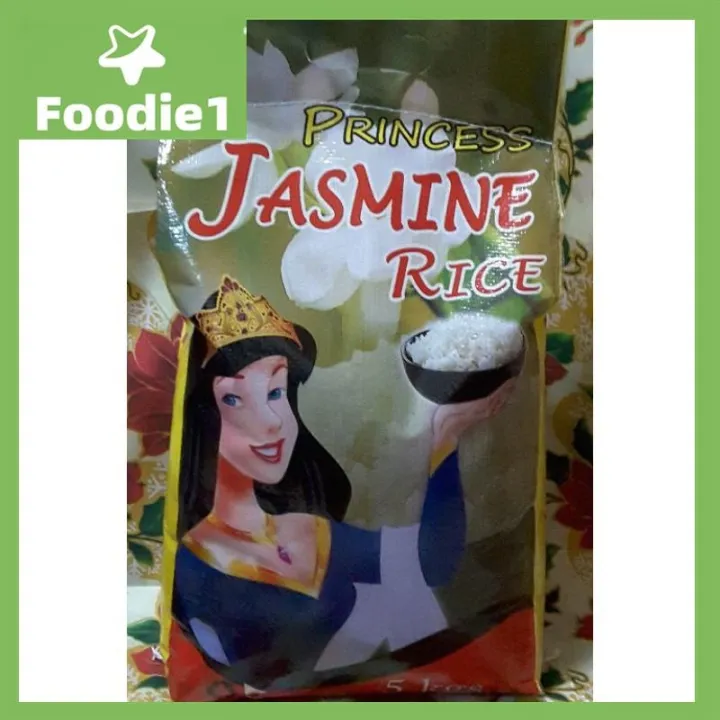 Foodie1 Jasmine Fragrant Rice 5kg in Princess Jasmine sack | Lazada PH
