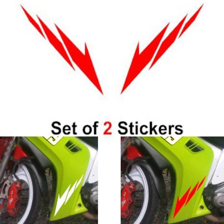 Racing Stripes Motorcycle Vinyl Stickers for cb650r z900 PCX160 mt 09 ...