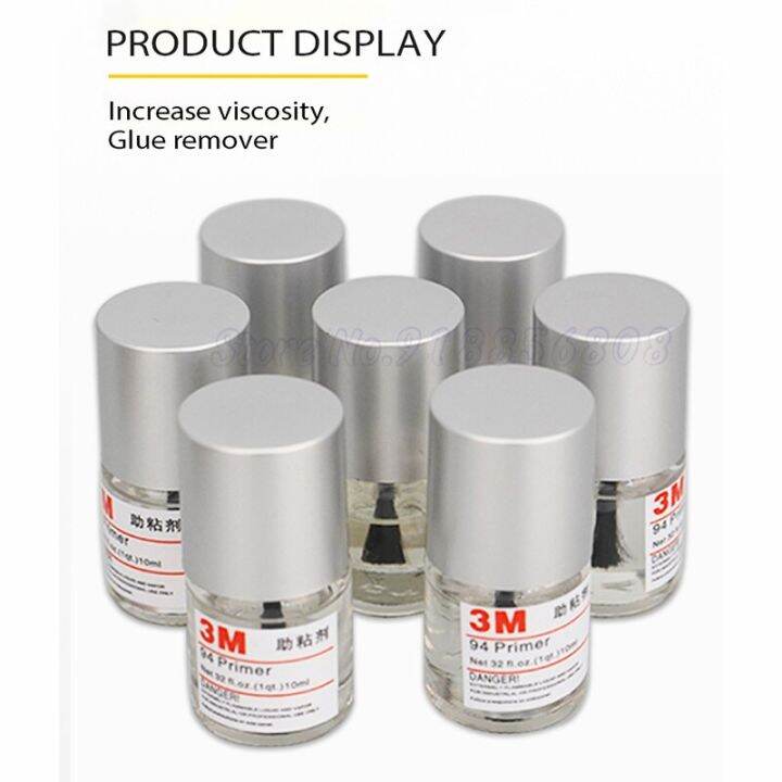 3M 94 Primer Industry Building Car Double Sided Tape Adhesion Promoter 946.3ML & 10ML Genuine ...