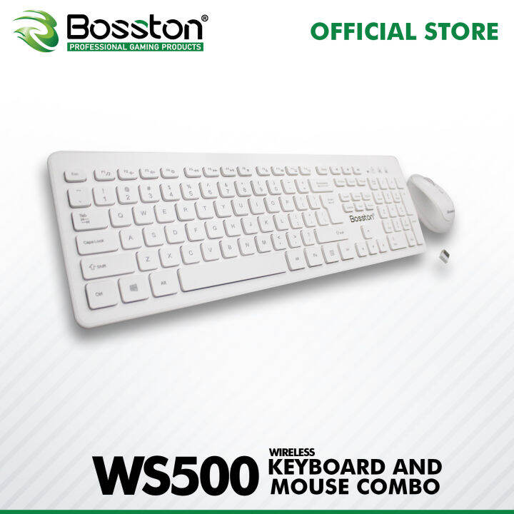 Bosston WS500 Wireless Keyboard & Mouse Combo | Lazada PH