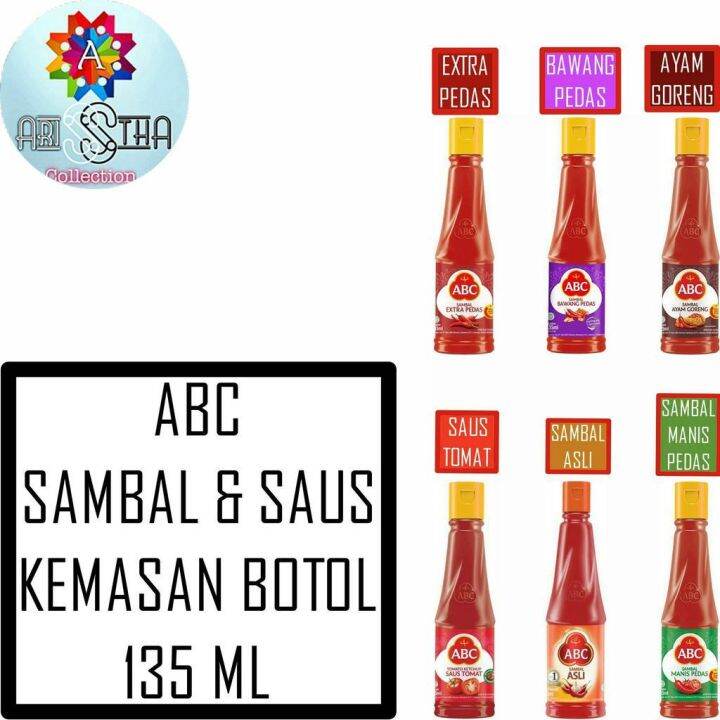ABC Sambal dan Saus kemasan botol 135 ML | Lazada Indonesia