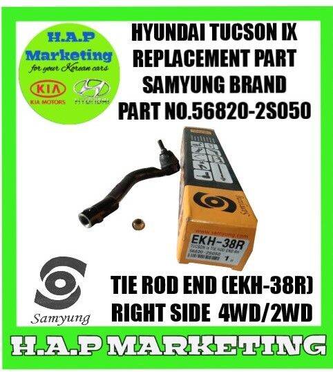 TIE ROD END FOR HYUNDAI TUCSON IX RH 4WD /2WD (REPLACEMENT)/56820-2S050 ...