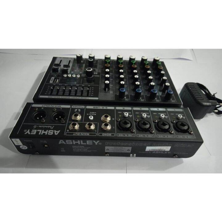 Mixer Audio 6 Channel Ashley Premium 6 Original Bluetooth Soundcard | Lazada Indonesia