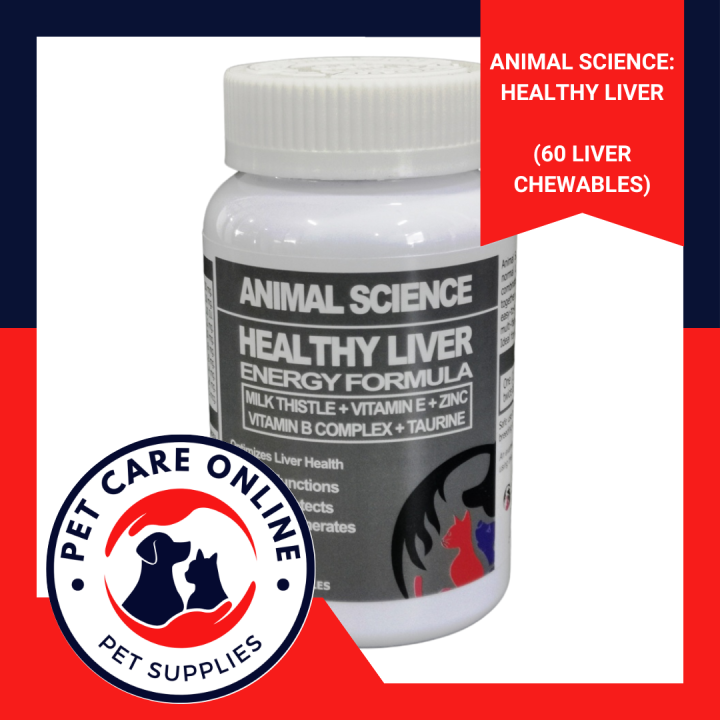 [Animal Science] HEALTHY LIVER Energy Formula, 60 liver chewable ...