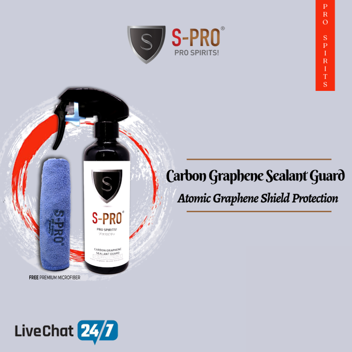CARBON GRAPHENE SEALANT GUARD NANO CERAMIC COATING WAX SPRAY PAINT ...