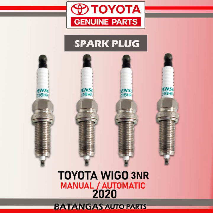 SPARK PLUG TOYOTA GENUINE PARTS TOYOTA WIGO 3NR MANUAL / AUTOMATIC 2020 ...