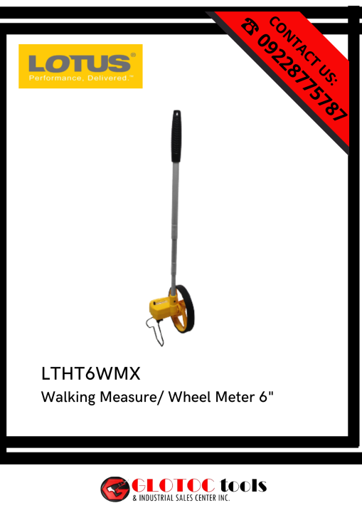 LOTUS Walking Measure/ Wheel Meter 6" LTHT6WMX | Lazada PH