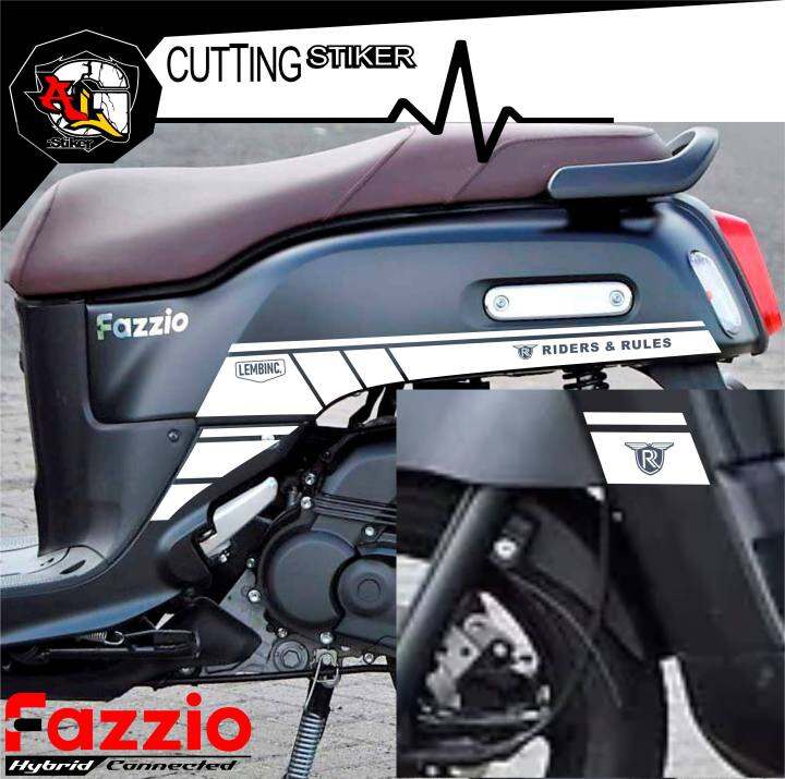 CUTTING STICKER FAZZIO/STRIPING FAZZIO SIMPEL/SCF.398/STIKER LOGO RR ...