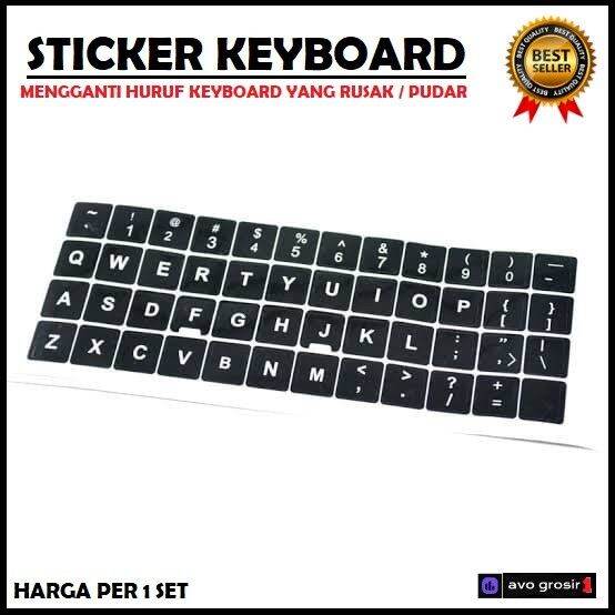 Sticker Huruf Keyboard Komputer Dan Laptop Lazada Indonesia