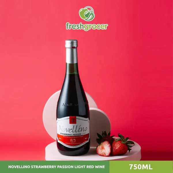 Novellino Strawberry Passion Light Red Wine 750ml | Lazada PH