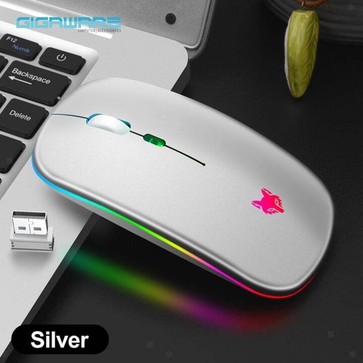 Gigaware Xunfox XYH50 Wireless Mouse RGB Rechargeable Mouse Wireless ...