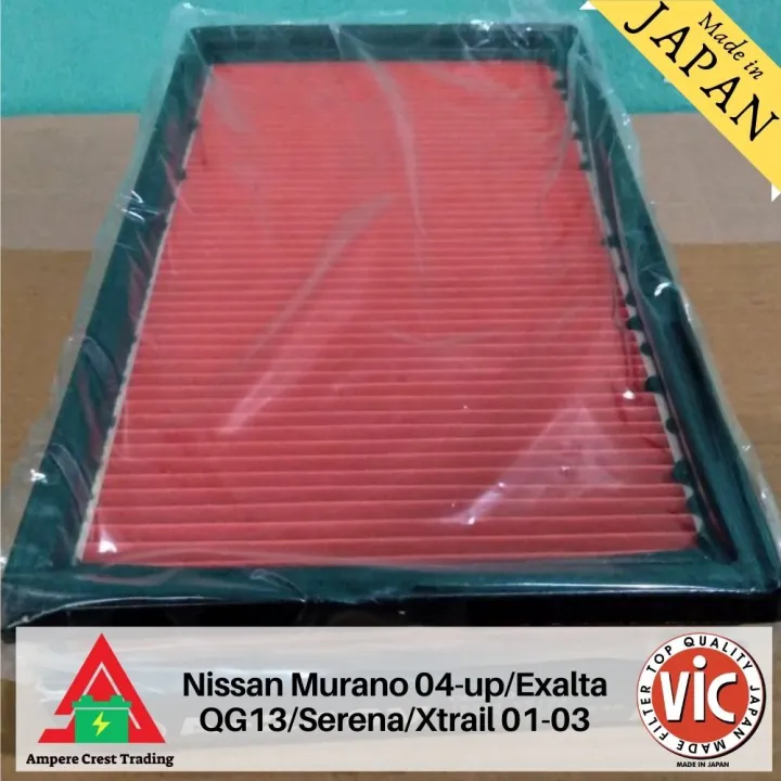 Vic Air Filter A-243V for Nissan Xtrail, Murano, Cefiro, Sentra ...