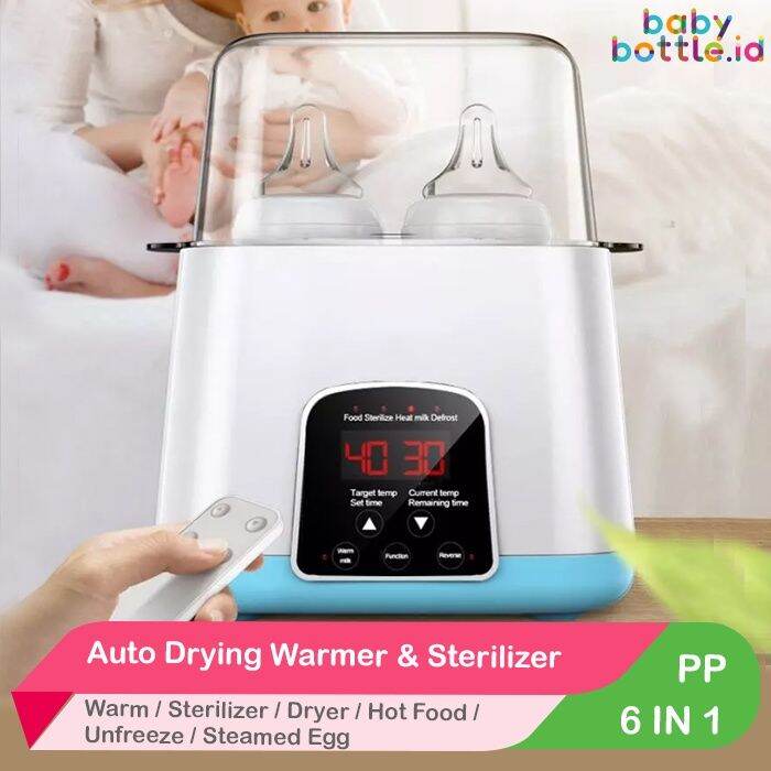 AUTO DRYER 6 IN 1 WARMER STERILIZER HEATER BABY BOTTLE UNFREEZE STEAM ...