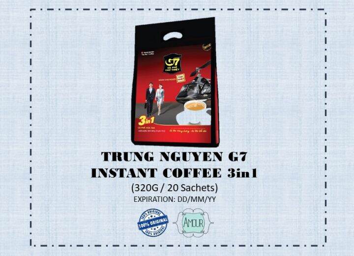 TRUNG NGUYEN G7 Instant Coffee (3in1) - Product of Vietnam | Lazada PH