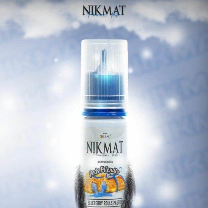 Nikmat V2 Blueberry Rolls Pastry Pods Friendly 30ML by Rcraft - Liquid ...