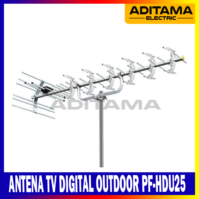 ANTENA TV DIGITAL OUTDOOR PF DIGITAL HDU-25/ PF ANTENNA YAGI HD-U25 | Lazada Indonesia