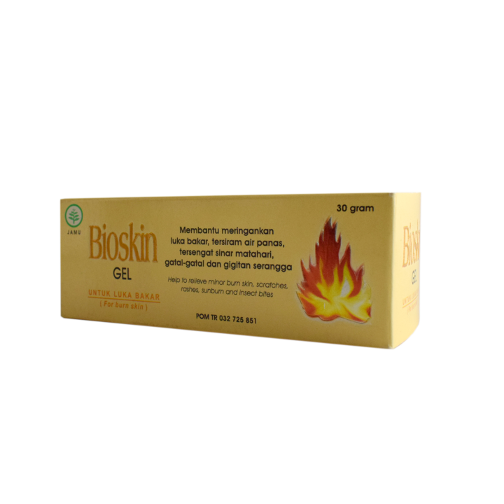 Bioskin Gel 60/30 Gram - Salep Luka Bakar Tersengat Matahari Terciprat Minyak Kena Knalpot ...