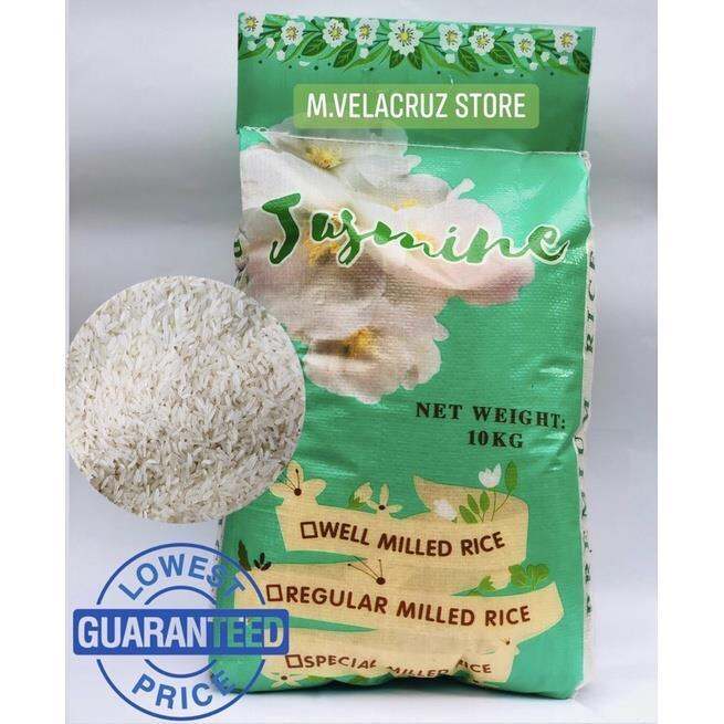 Jasmine GREEN Denorado White Rice Whole Grain 10kg (Cash On Delivery ...
