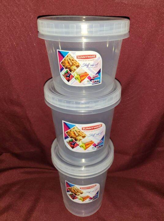 Garapon Food canister / food storage / powder container - round ...