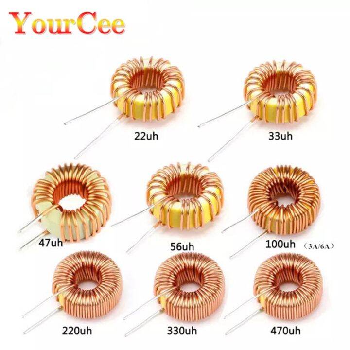 5pcs Toroid Core Inductor 3a 6a 10awinding Magnetic Inductance 22uh