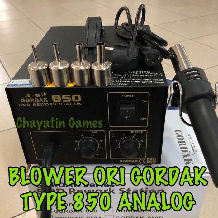 Blower/ Solder Uap Gordak 850 (Analog/Manual) | Lazada Indonesia