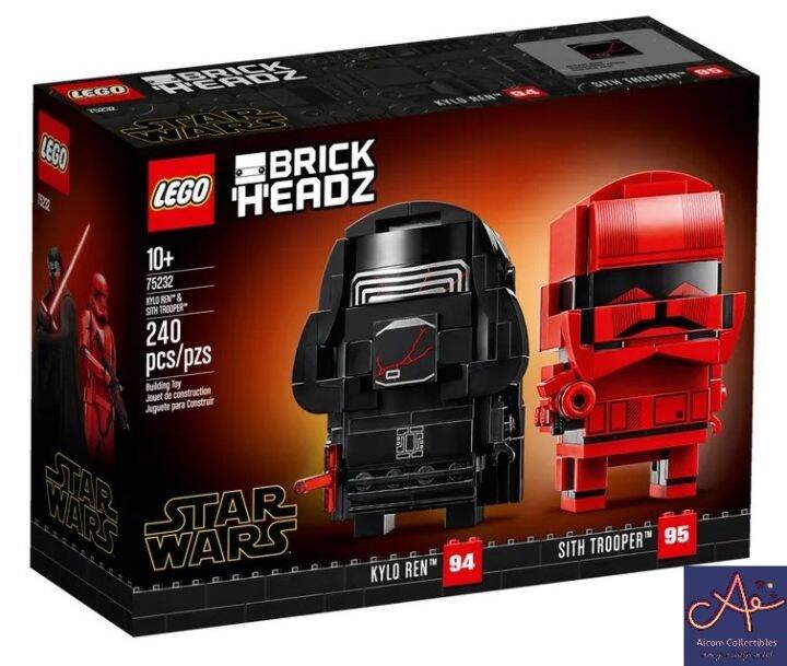 Lego Brickheadz Star Wars 75232 Kylo Ren & Sith Trooper | Lazada