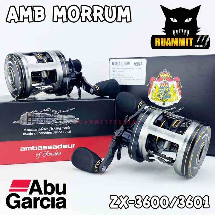รอกตกปลา อาบูการ์เซีย มอรั่ม ABU GARCIA AMBASSADEUR MORRUM ZX-3600/3601 (มีทั้งหมุนขวาและหมุน ...