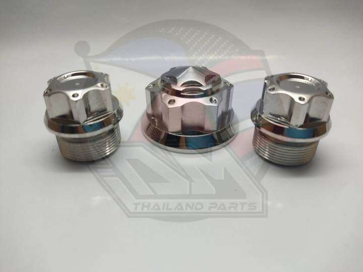 Inner tube cap / bolt and Center nut for Raider 150 CARB only | Lazada PH