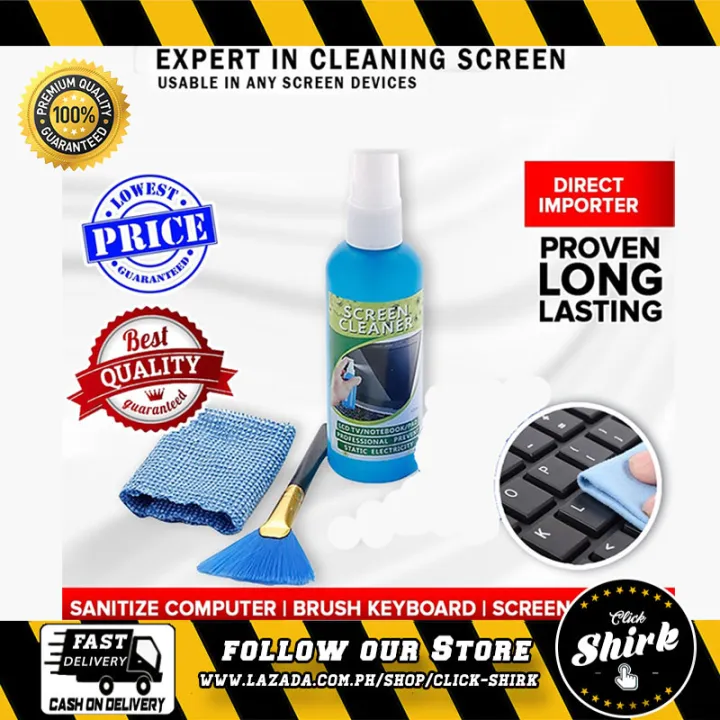 Laptop Screen and LCD Cleaning cleaner Kit 3 IN 1 | Lazada PH