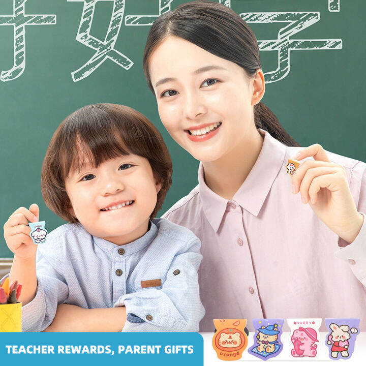 【Ready Stock】Cartoon Magnetic Bookmark Student Cute Half-fold Magnet ...